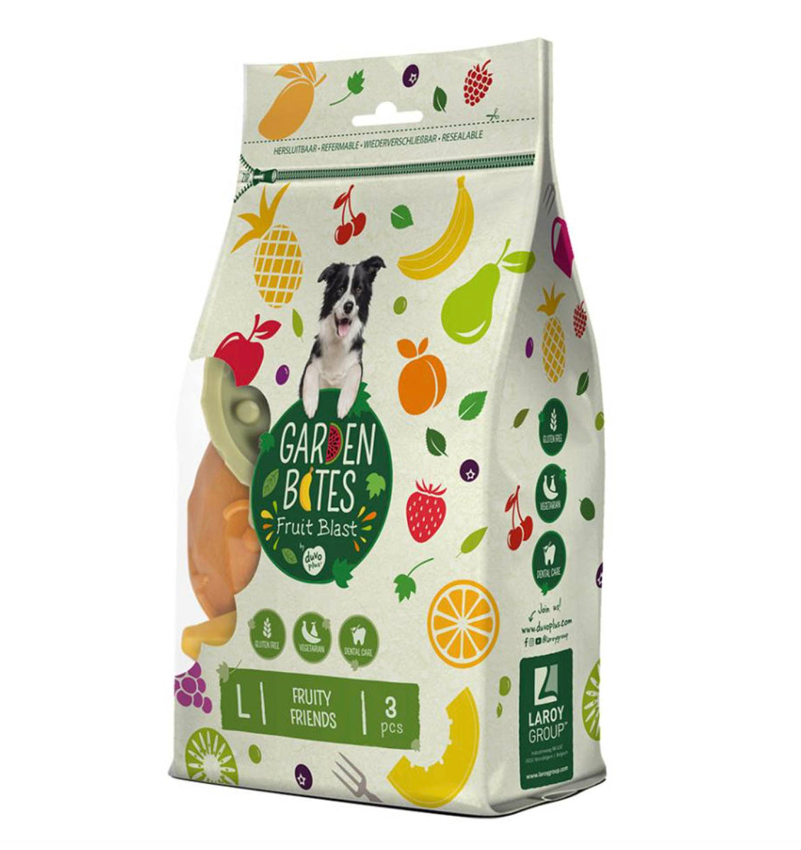 Garden Bites Vegetarian Dog Snacks | Fruity Friends – Animalian Nature
